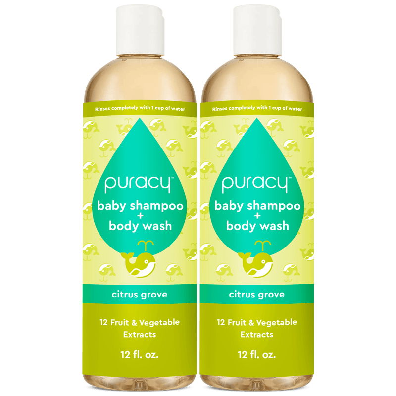 Plant-Powered Baby Shampoo & Body Wash (Tear-Free) | Puracy